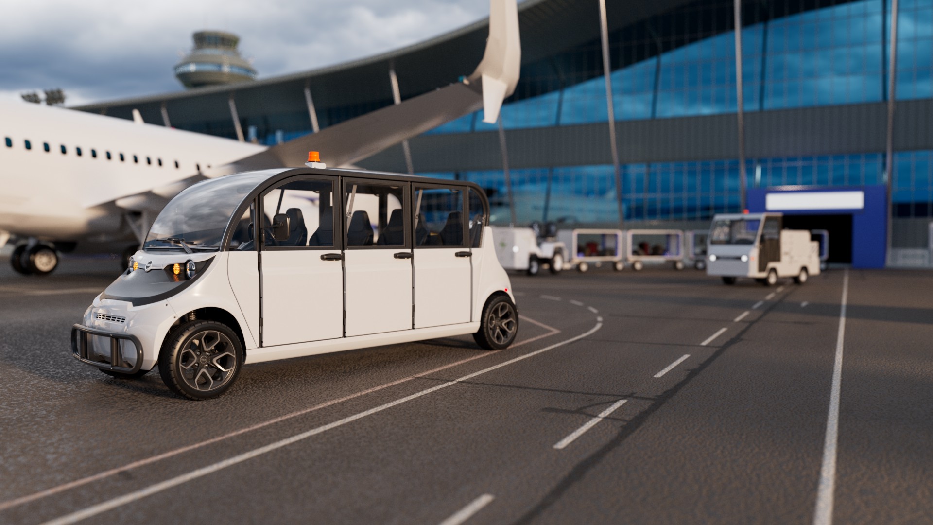 Industries - Aviation - Waev Inc. | GEM | Taylor-Dunn | Tiger