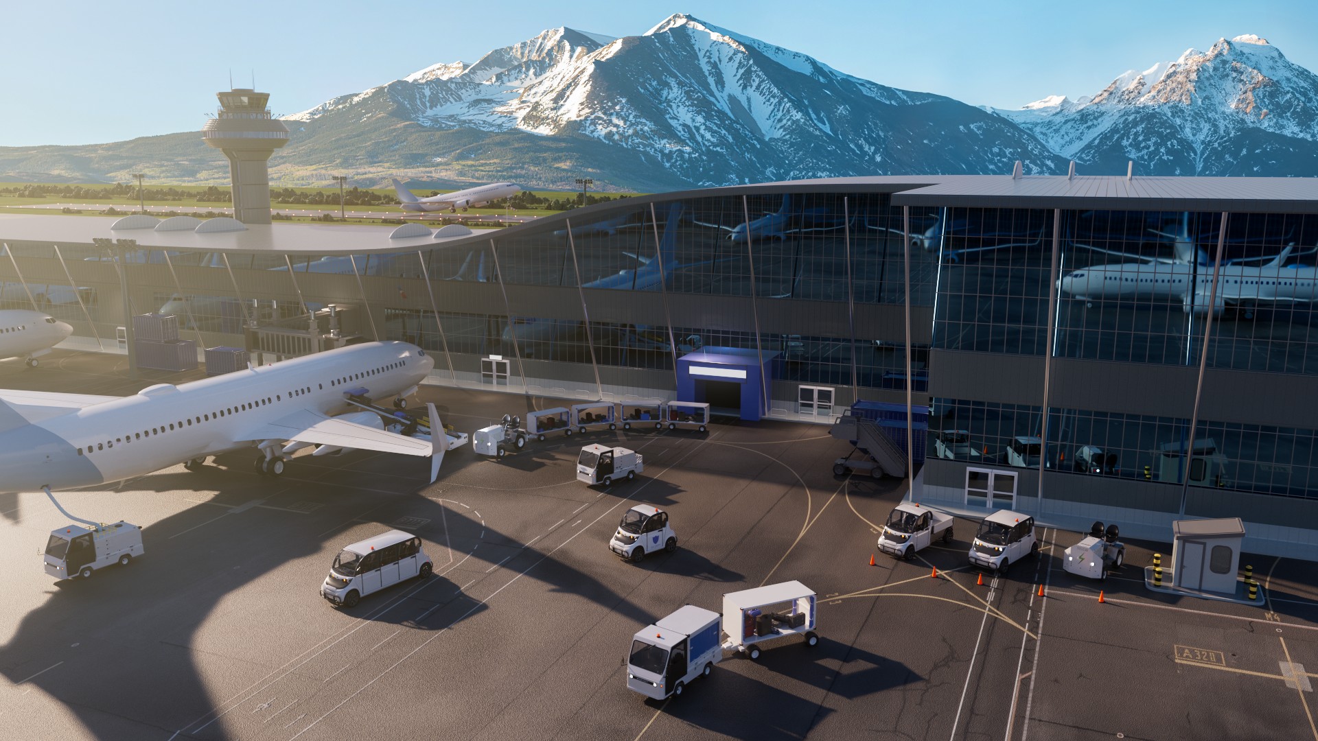 Industries - Aviation - Waev Inc. | GEM | Taylor-Dunn | Tiger